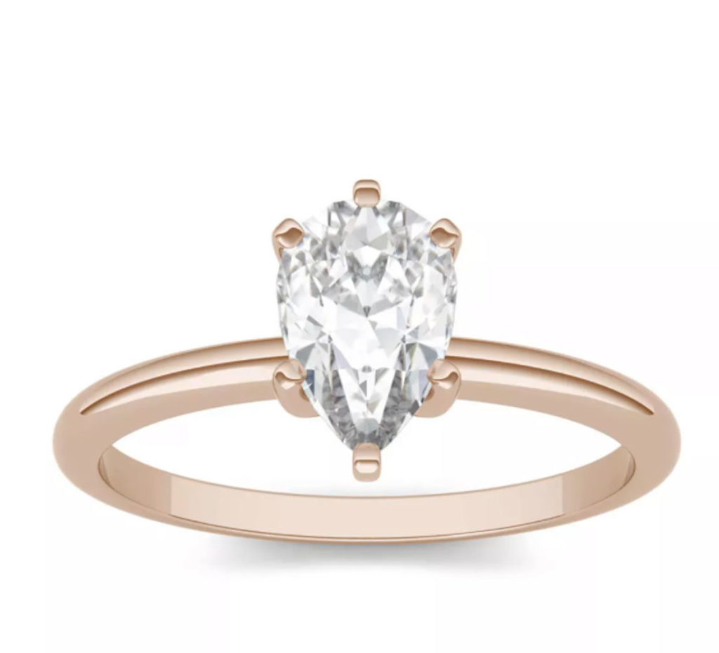 25 anillos de compromiso en oro rosa : Fiancee Bodas