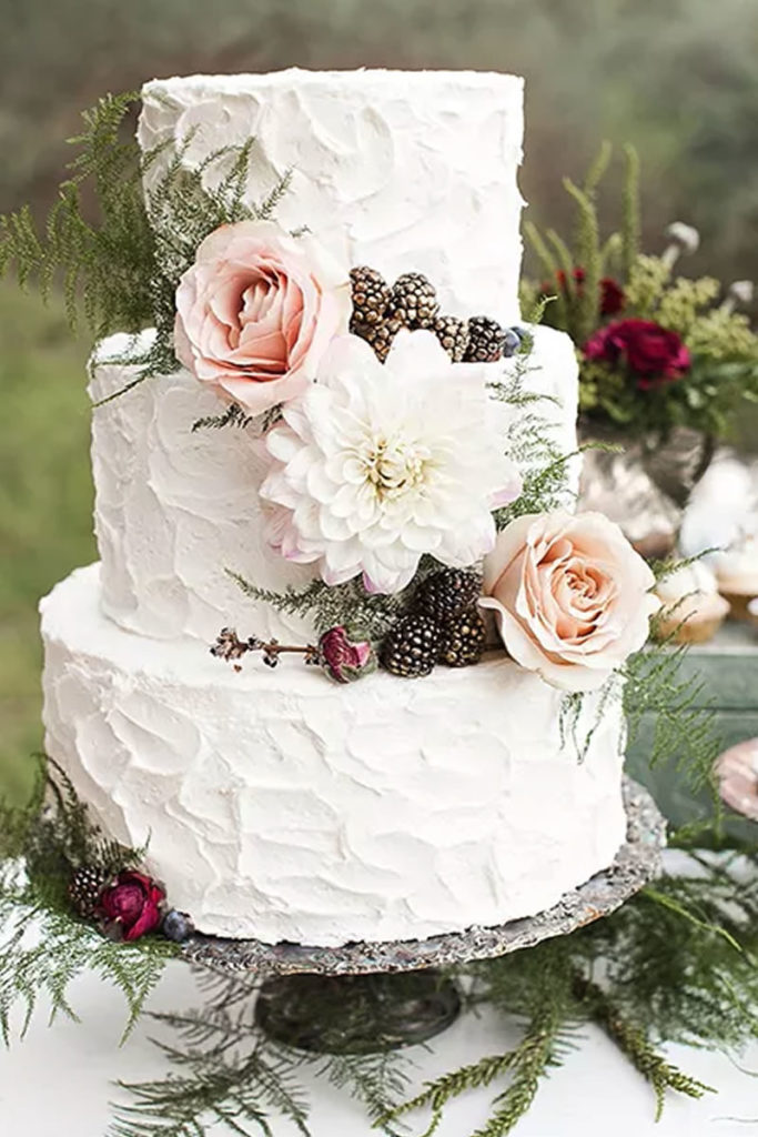 Estos 20 pasteles de boda rústicos te harán sentir amor a primera vista ...