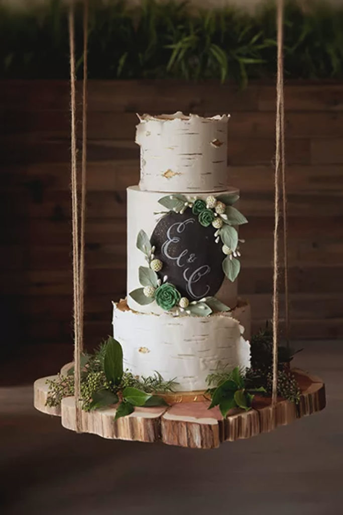 Estos 20 pasteles de boda rústicos te harán sentir amor a primera vista ...