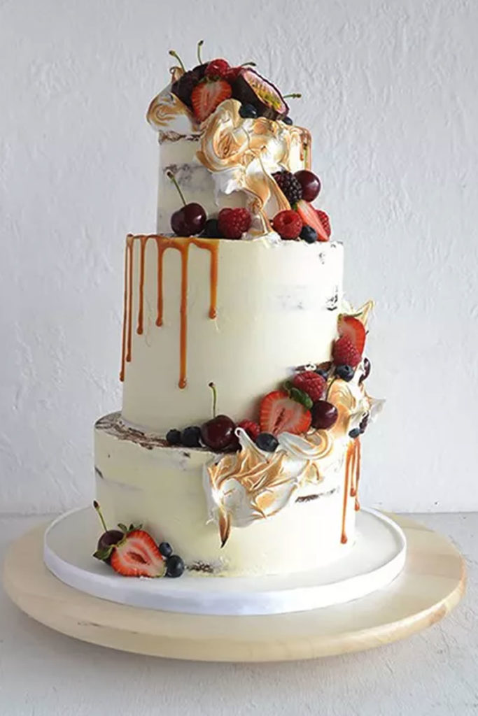 Estos 20 pasteles de boda rústicos te harán sentir amor a primera vista ...