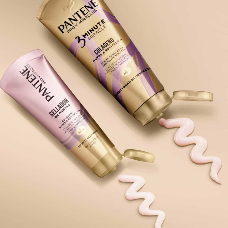 Look sin frizz ni puntas abiertas es la promesa de Pantene Pro-V Miracles Colágeno Nutre ...