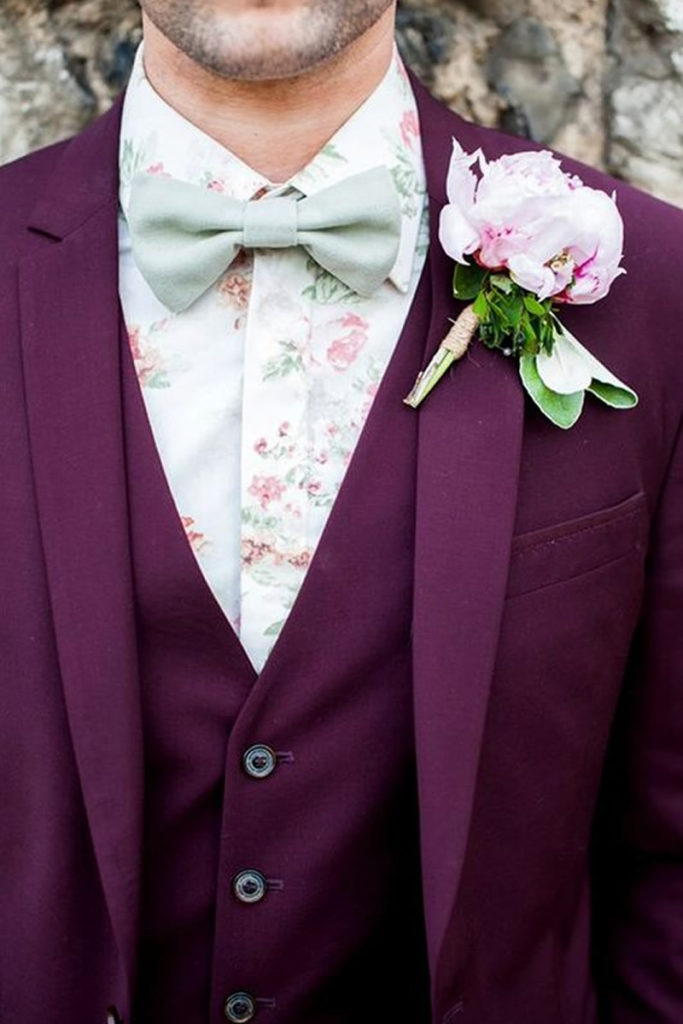 ¡Adiós a los trajes negros! 30 trajes de colores para novios modernos ...