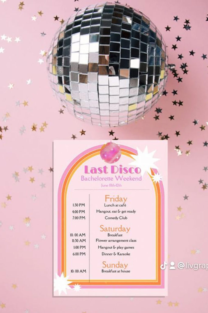 Divertidas ideas para una despedida de soltera con temática disco ...