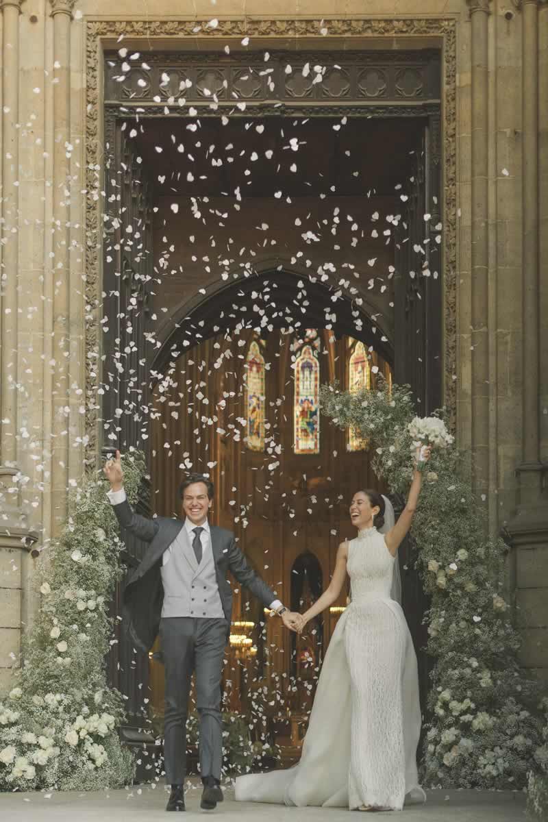 Así de bonita fue la boda de Daniel Clará y Anne-Marie Colling ...